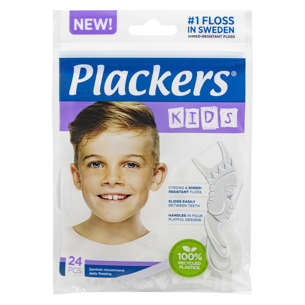 Флоссер Plackers Kids, 24 шт. купить в интернет-магазине Ирригатор.ру