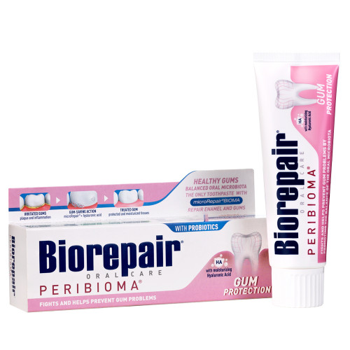 Зубная паста Biorepair Peribioma Gum Protection, 75 мл, купить в ...