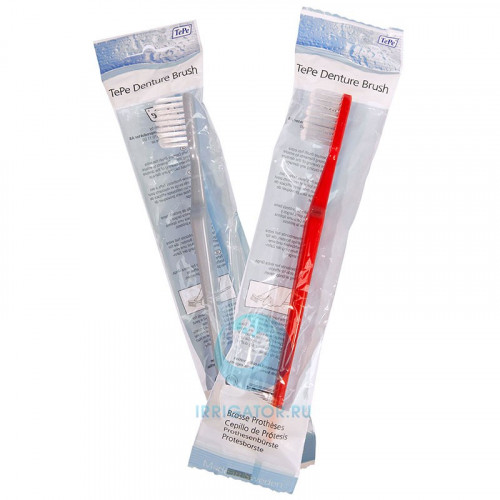 Зубная щетка TePe Denture Brush купить в интернет-магазине Ирригатор.ру