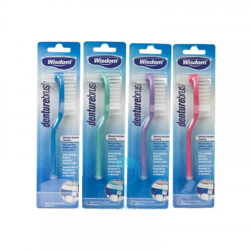 Зубная щетка Wisdom Denture brush протезов купить, отзывы, цена